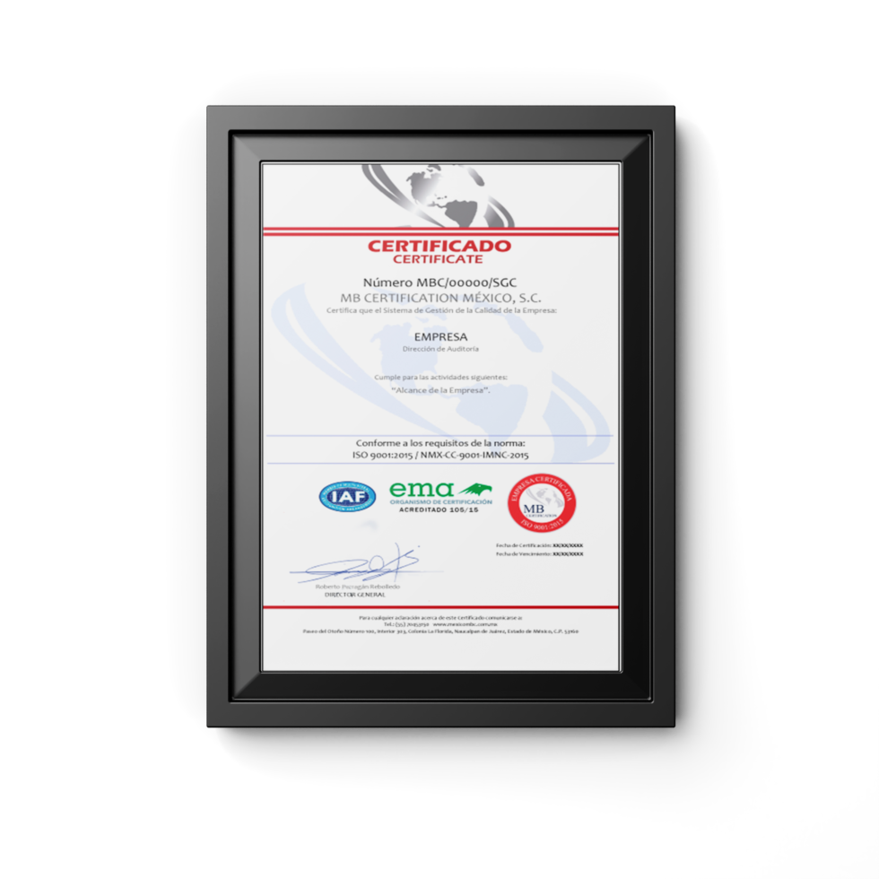 Certificación ISO 22000 | MB Certification México S. C.