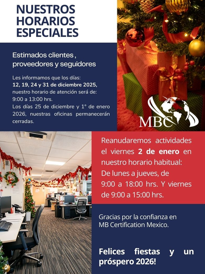 MB Certification México S. C. Certificadora en Normas ISO